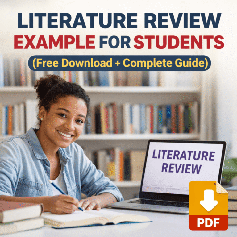 Literature Review Example for Students (Free Download + Complete Guide ...